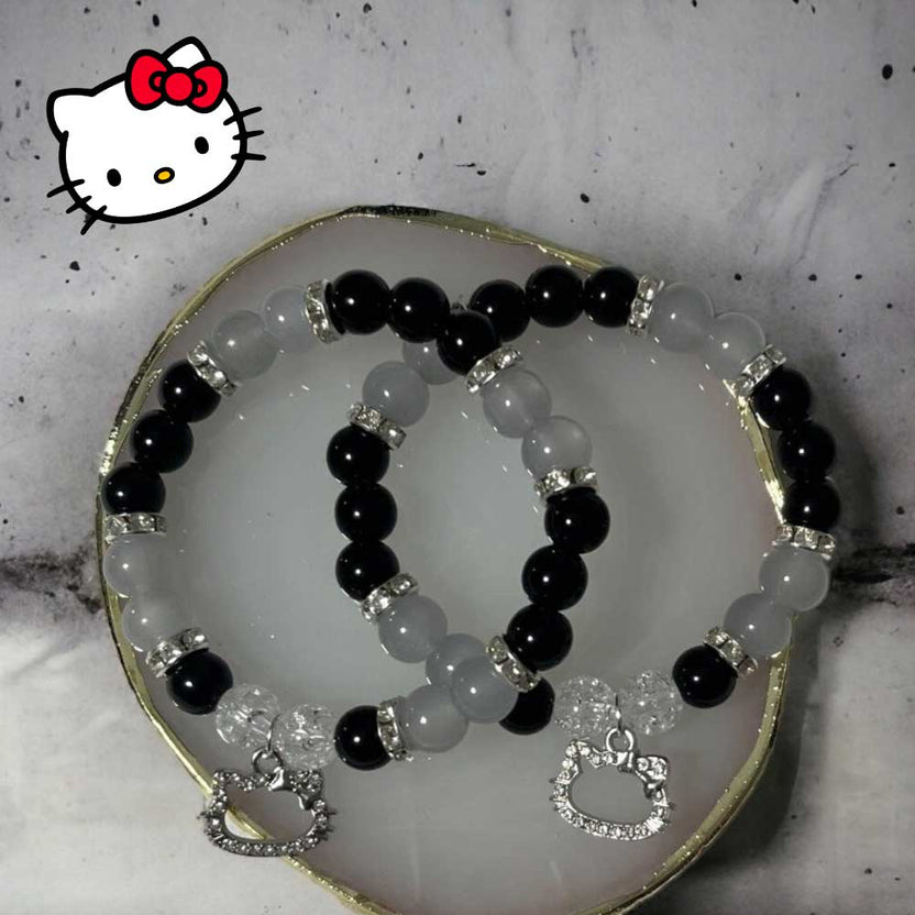 Matching Hello Kitty Bracelet Duo – Rudrakshi Craft